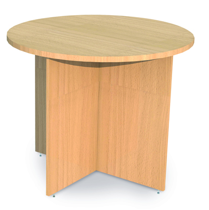 Interlink Conference Table Circular | Rosewood Workspace Solutions