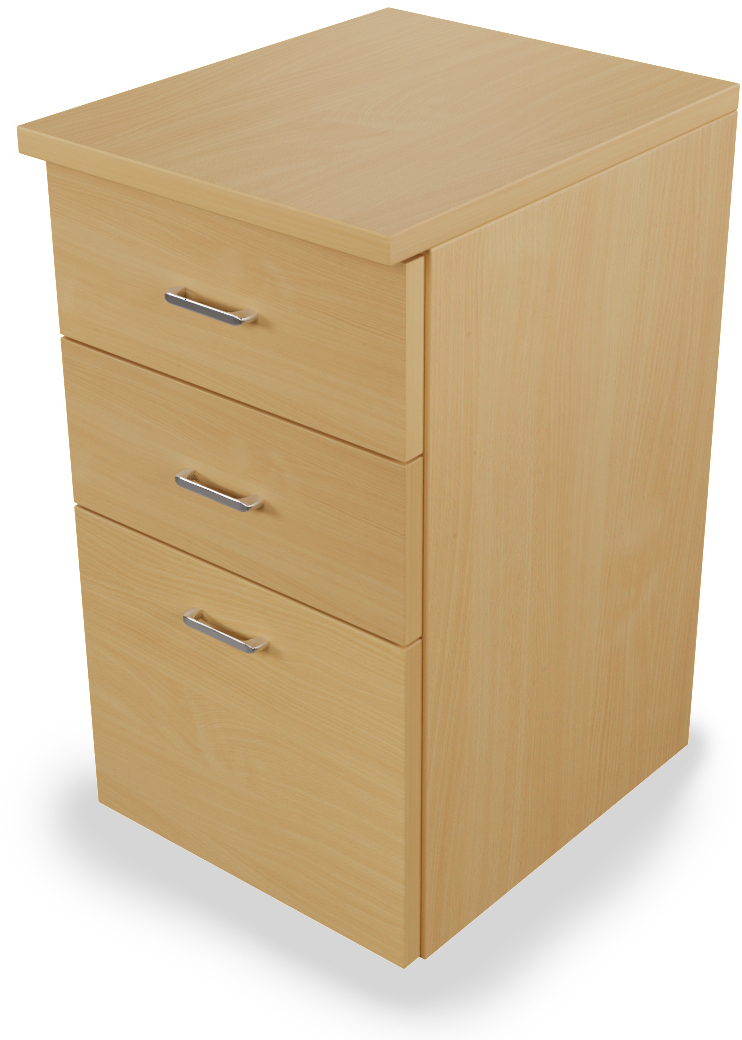 Desk Height 3 Drawer Filing Boxes | Rosewood Workspace Solutions