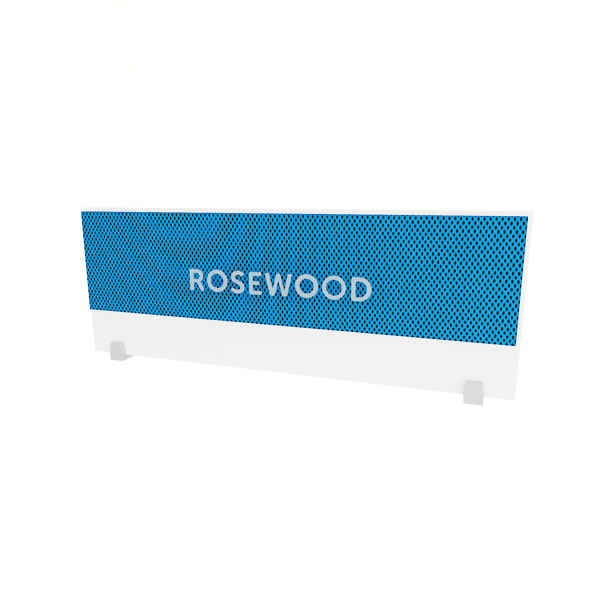 Square Canvas Desk Divider | Rosewood Workspace Solutions