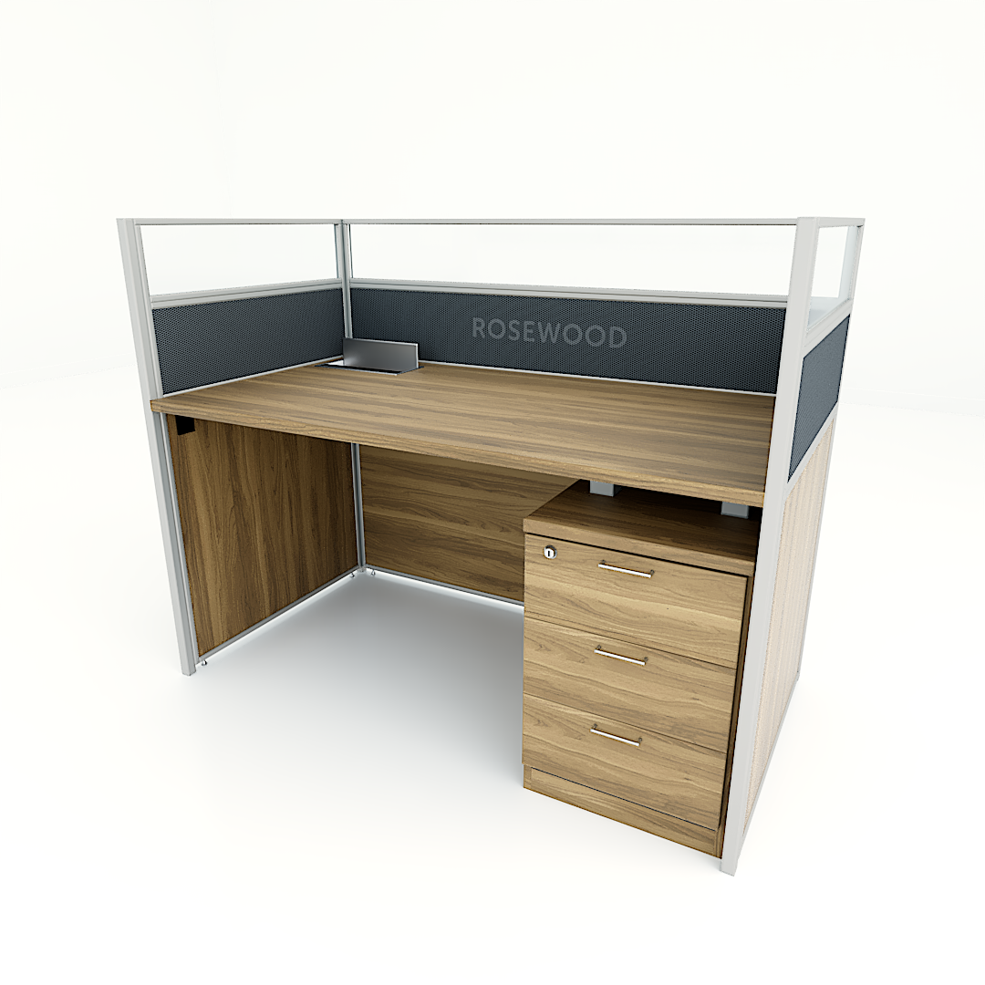Chronolink Straight Desk | Rosewood Workspace Solutions
