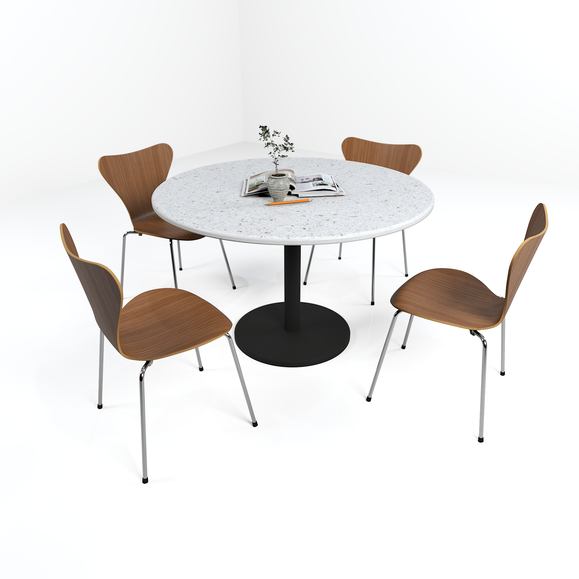 Discus Round Canteen Table | Rosewood Workspace Solutions